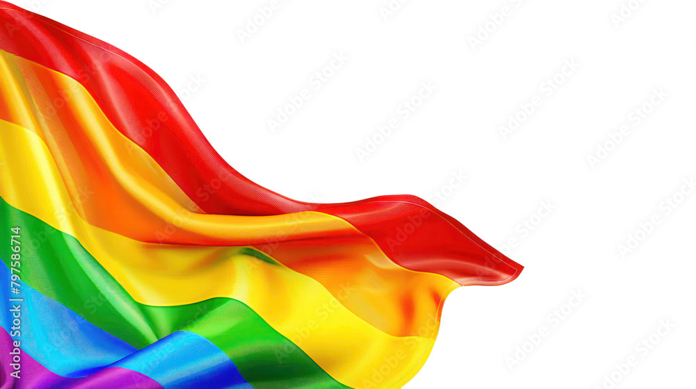 Abstract colorful art rainbow flag illustration of LGBTQ background ...