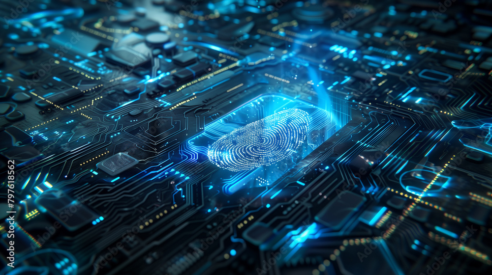 Fingerprint Identification on Digital Biometric Security Technology ...