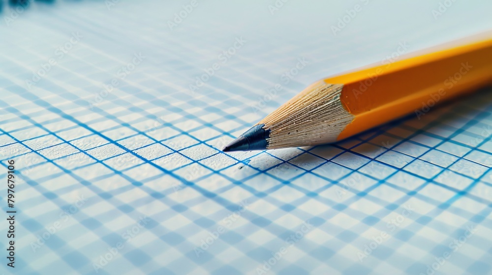 Grid Lines: A vector graphic showing grid lines on a drafting table ...