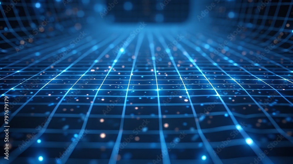 Grid Lines: A vector illustration of grid lines in a graphic design ...