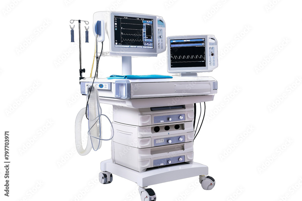 Foto de ICU Machines on Transparent Background, PNG, Generative AI do ...