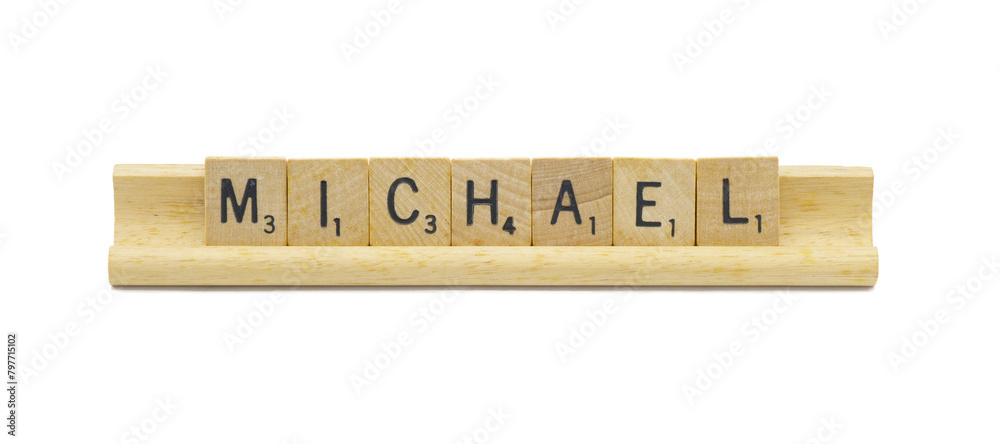 Miami, FL 4-18-24 popular baby boy first name of MICHAEL made with ...