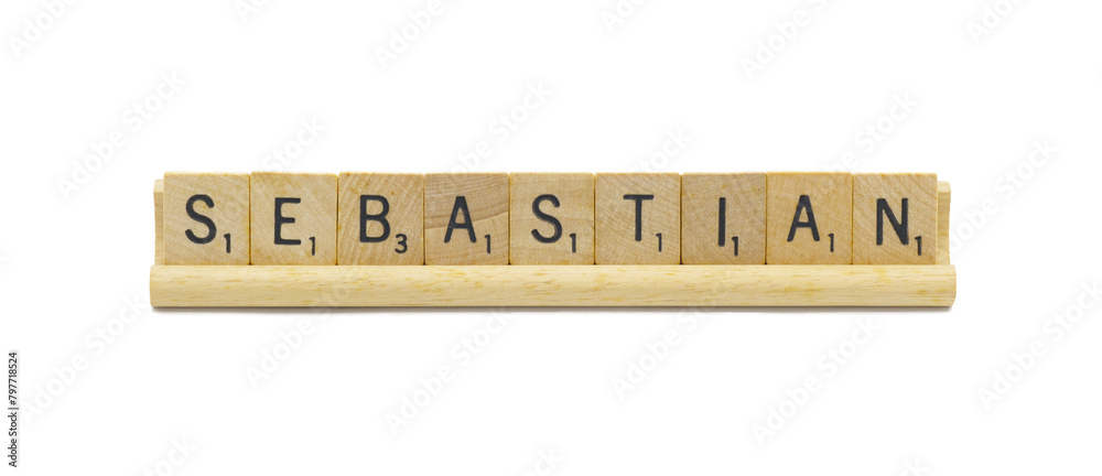 Miami, FL 4-18-24 popular baby boy first name of SEBASTIAN made with ...