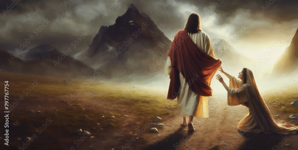 Divine Intervention: The Woman's Touch of Jesus's Robe Ends Twelve ...
