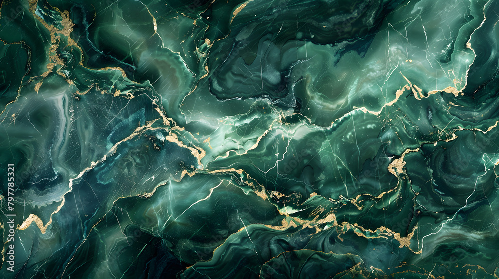 Green emerald marble texture background with high resolution, top view ...