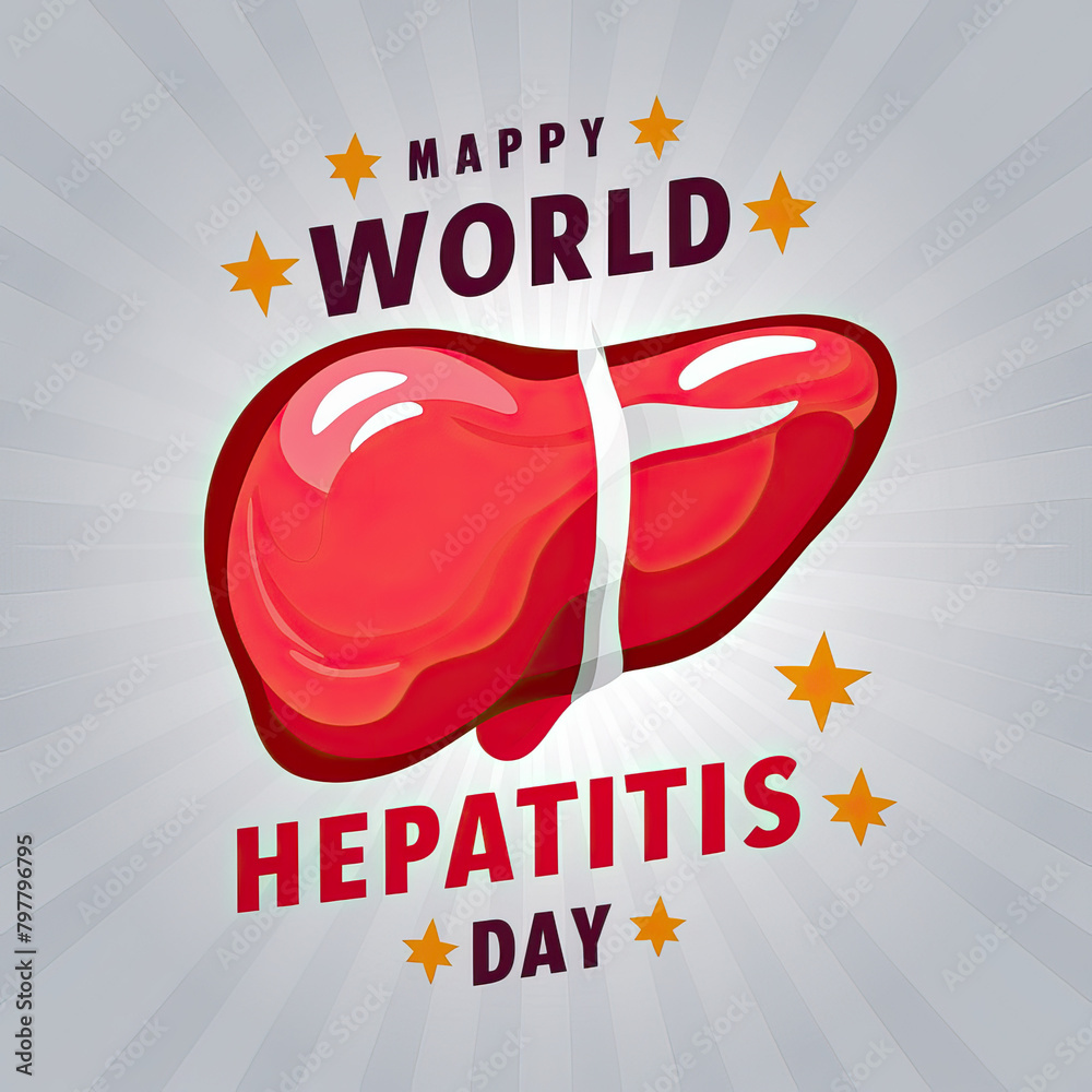 World Hepatitis Day, illustration. design, World Hepatitis Day Poster ...