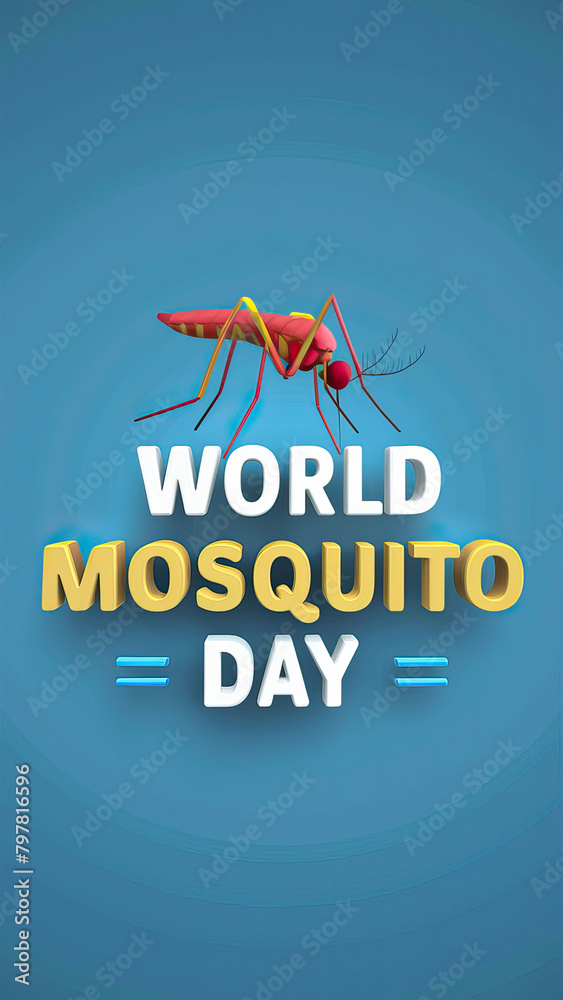 World Mosquito Day, poster, post, 20 August, World Mosquito Day poster ...