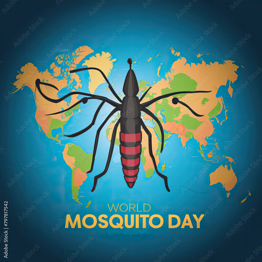 World Mosquito Day, Vector, World Mosquito Day Poster, Mosquito Day ...