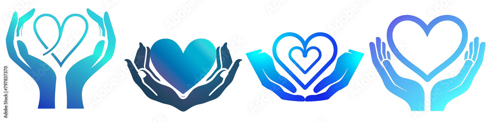 Caring clipart collection, symbol, logos, icons isolated on transparent ...