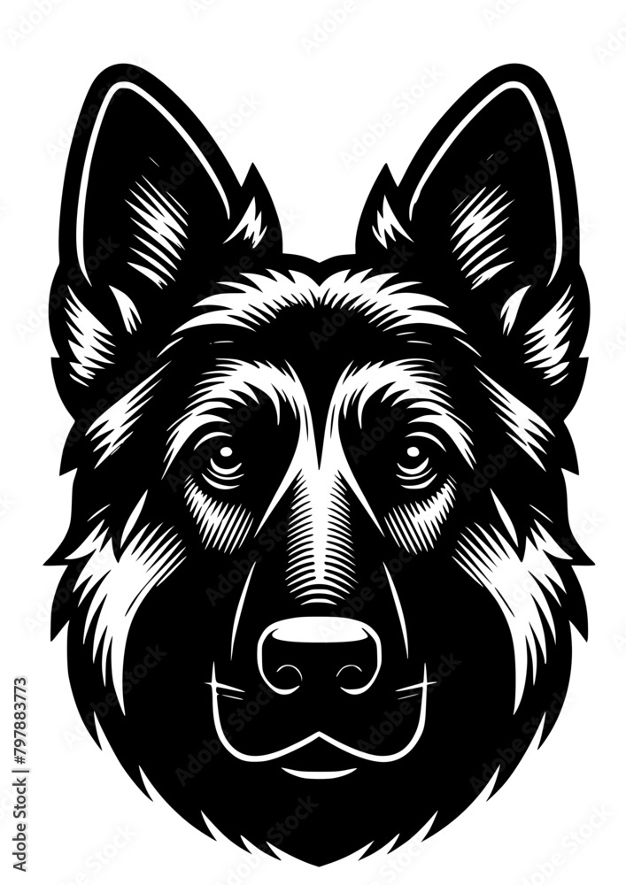 German Shepherd SVG, German Shepherd PNG, German Shepherd Silhouette ...