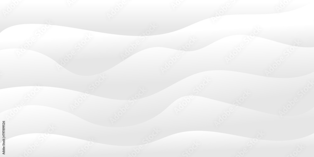 Abstract white paper wave background and abstract gradient and white ...