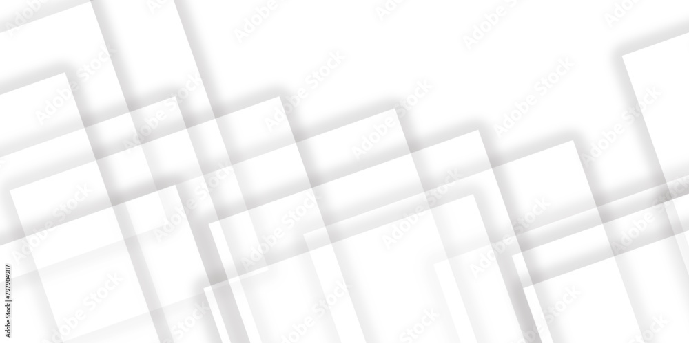 Abstract white background design with layers of textured white ...