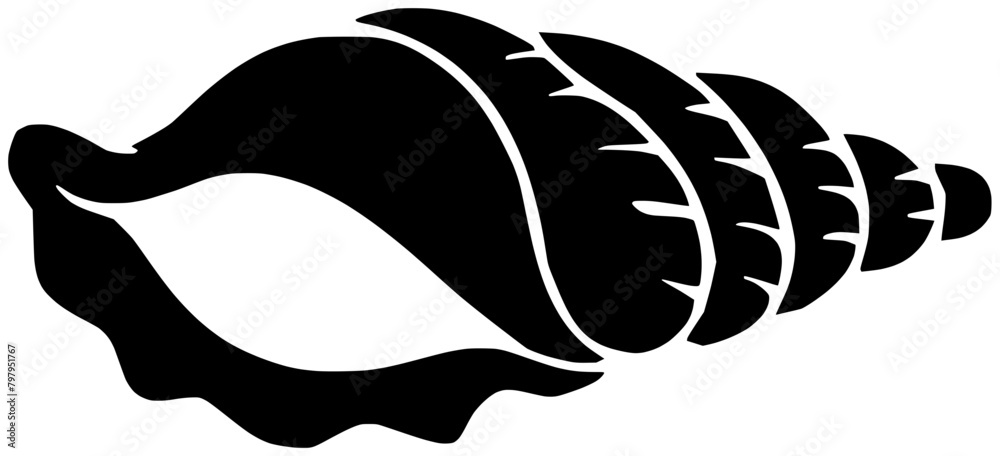 snail illustration escargot silhouette food logo animal icon sea ...