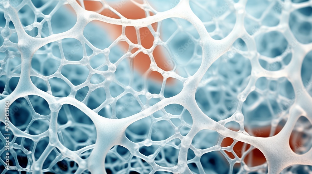 Microscopic image of cellular structure aids medical research by ...