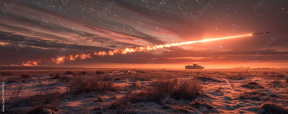 Dramatic military rocket launch captures the intense action of a NATO ...