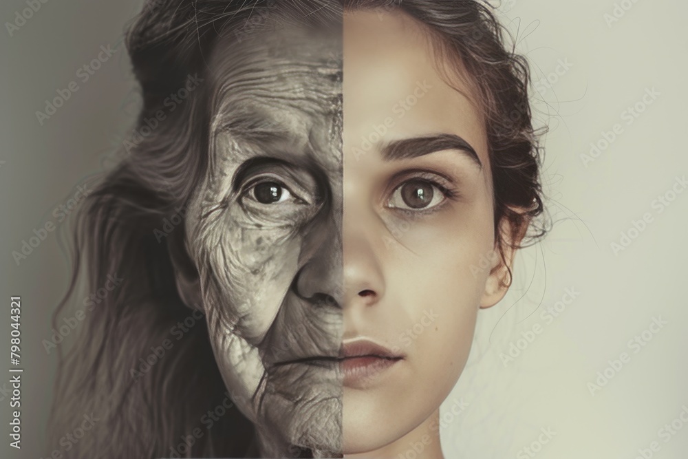 Human Photographs Depict Aging Journeys Through Lifecycle Skincare