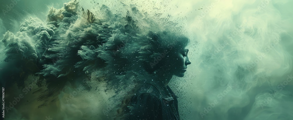 Human life depicted as a transient journey from form to ash ...