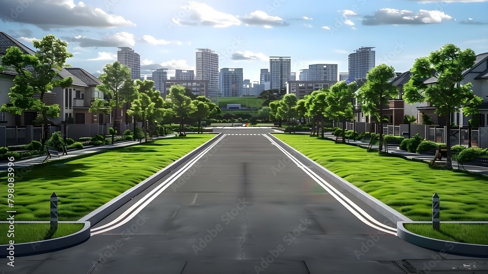 Manage land plots city map buildings parcels real estate construction ...