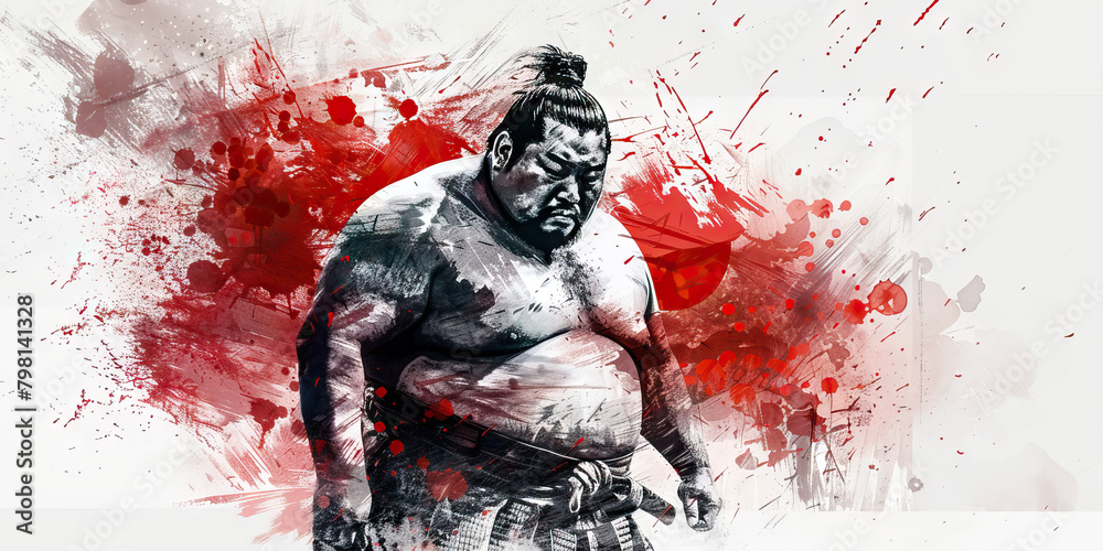 The Japanese Flag with a Sumo Wrestler and a Sushi Chef - Visualize the ...