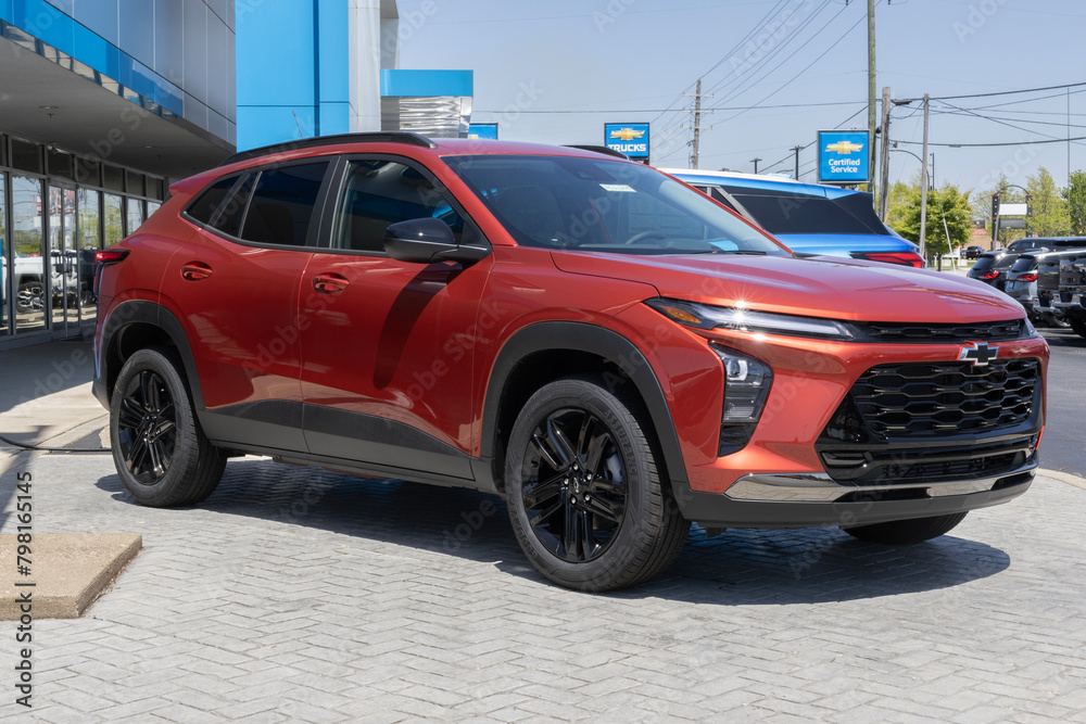 Chevrolet Trax ACTIV display at a dealership. Chevy offers the Trax in ...