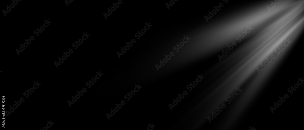 bokeh light and star shining in dark background overlay effect on black ...