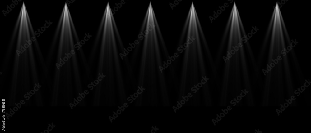 bokeh light and star shining in dark background overlay effect on black ...