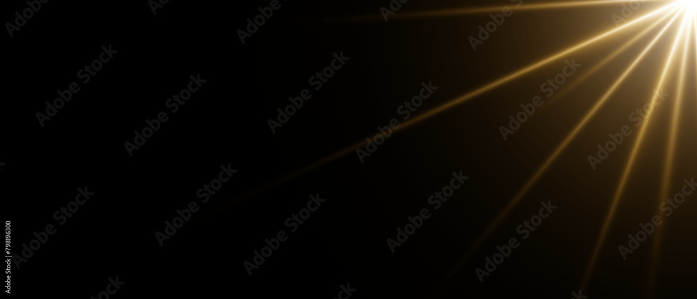 bokeh light and star shining in dark background overlay effect on black ...