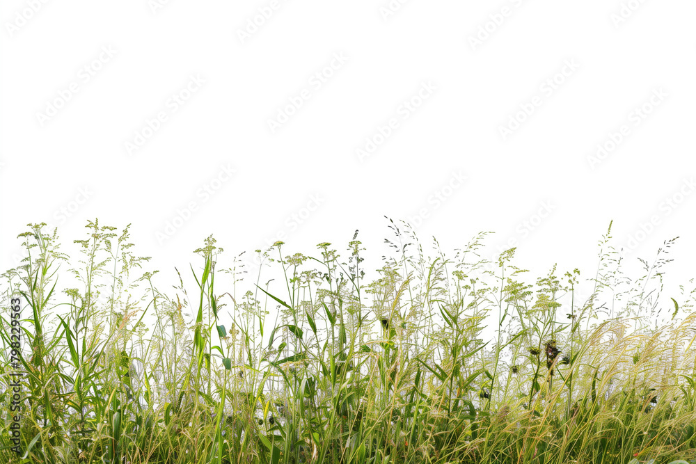 rasen gras wiese panorama - freigestellt auf weißem hintergrund Stock ...