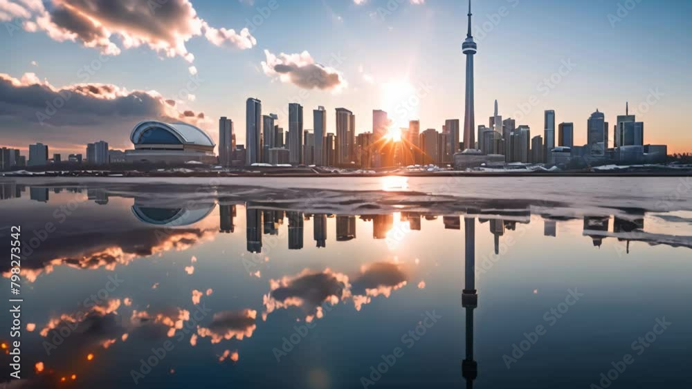 Shanghai skyline at sunset, China. Shanghai is the capital of China, CN ...