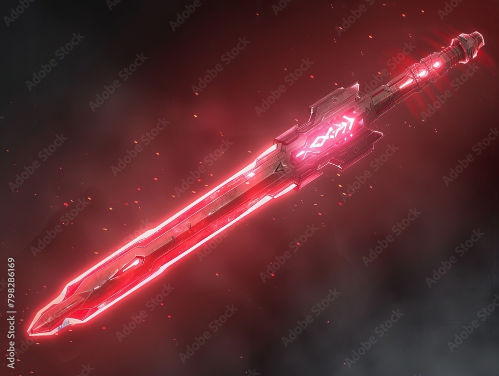 Star wars swords. Introducing a set of laser sabers, futuristic weapons ...
