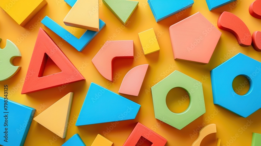 Capture the excitement of mathematics with geometric shapes ...