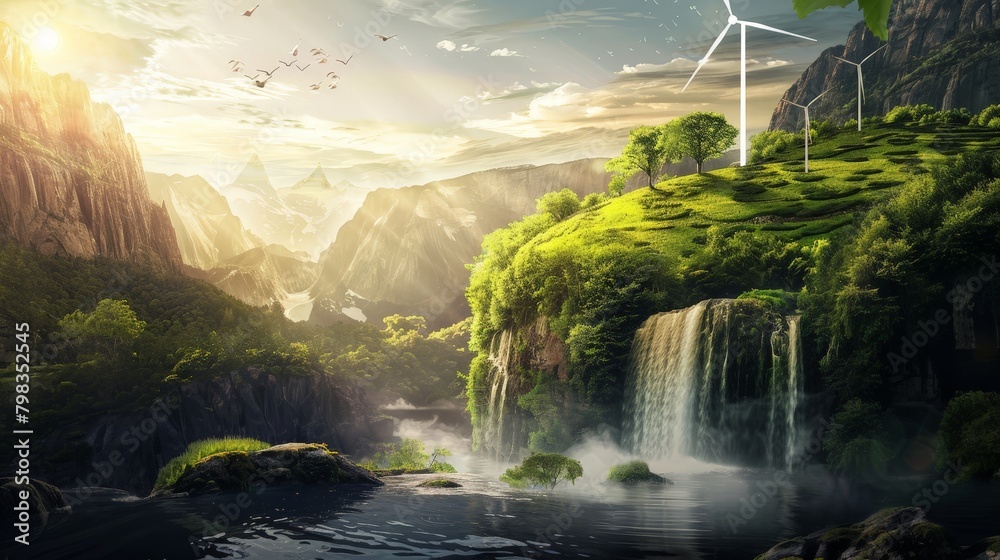 Renewable Energy Transition, Visualize the economic benefits of transitioning to clean energy ...