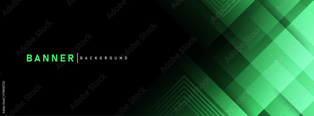 dark green banner background, gradient, shape pattern, slash,abstract ...