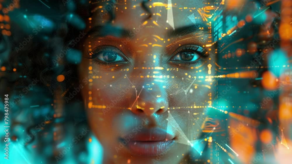 Young Multiethnic Female Government Employee Uses Technical Data in ...