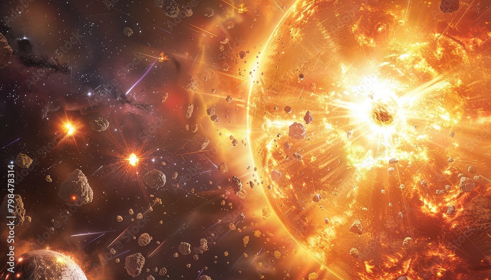 Stellar Evolution, Illustrate the life cycle of stars from birth to ...