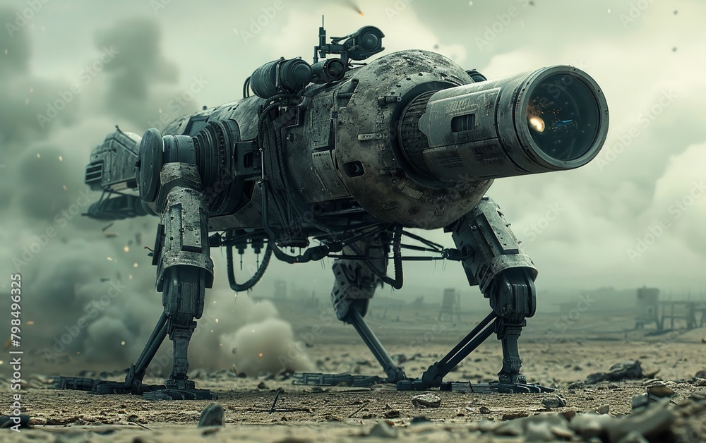 Autonomous vehicles armed with advanced weaponry are being developed ...