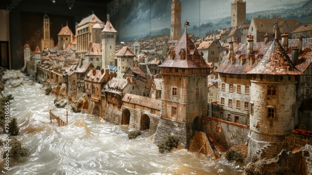 High-Tech Levee System with Sensors and Automatic Gates Protecting ...