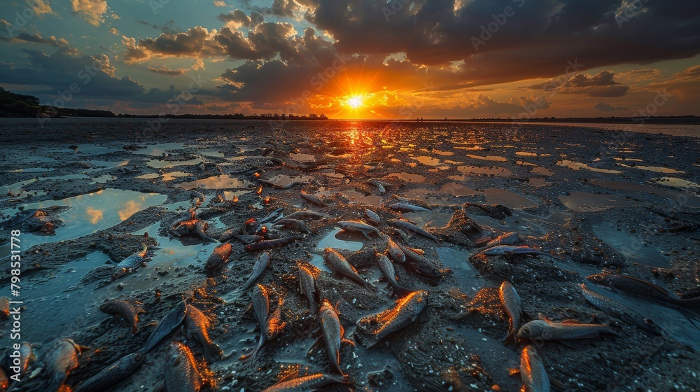 Impact of Prolonged Heatwave on Marine Life: Dried-Up Coral Reefs and ...