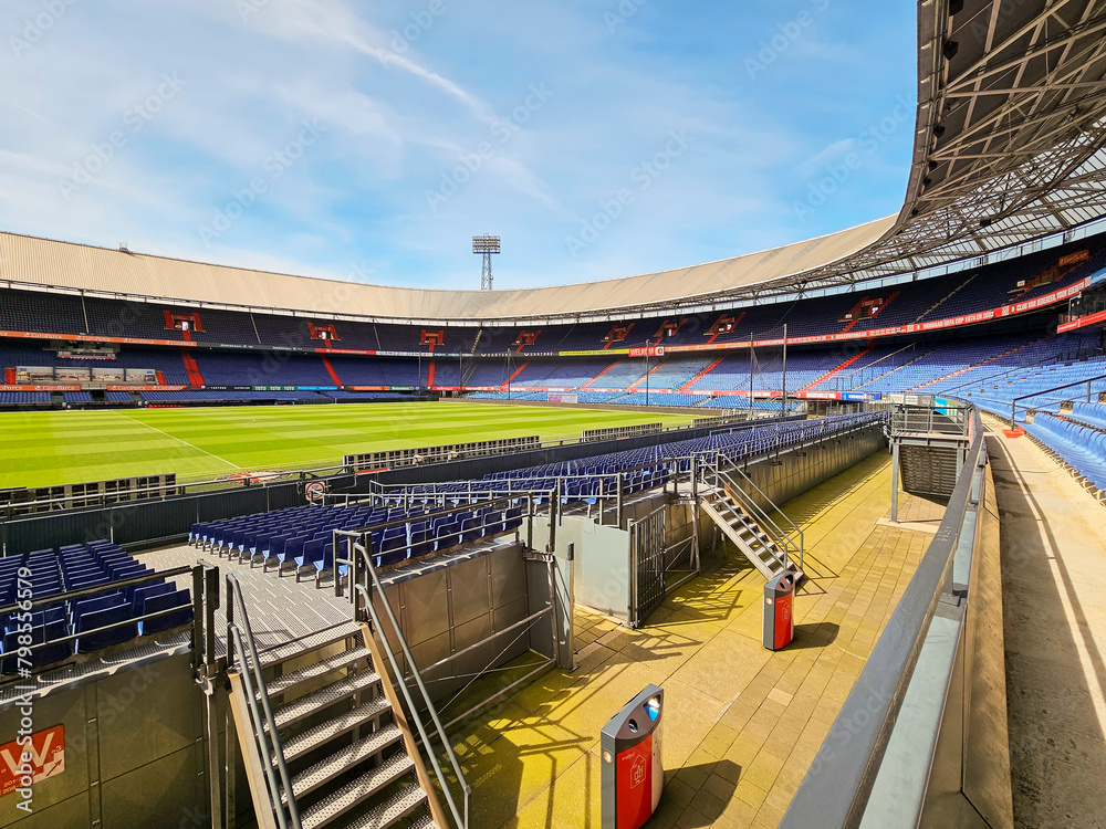 Pitch view at De Kuip Arena - the official playground of FC Feyenoord ...