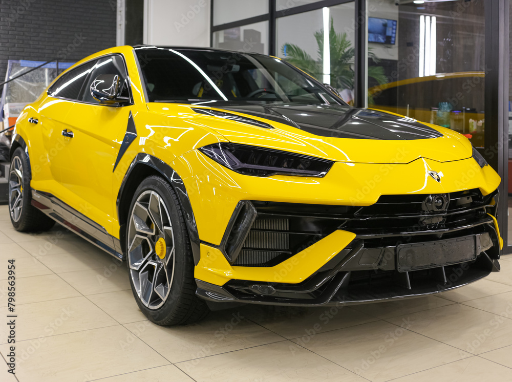 The Lamborghini Urus is a high performance luxury SUV manufactured by ...
