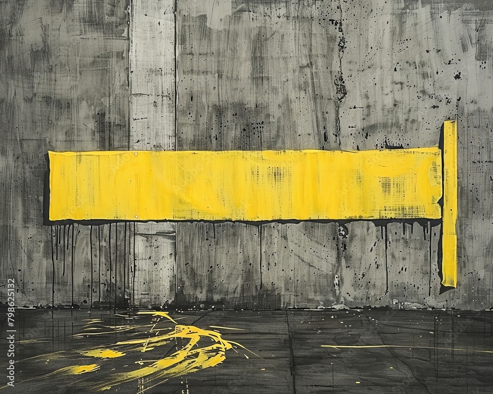 Illustrate the mystery of a rear view crime with a yellow police line ...