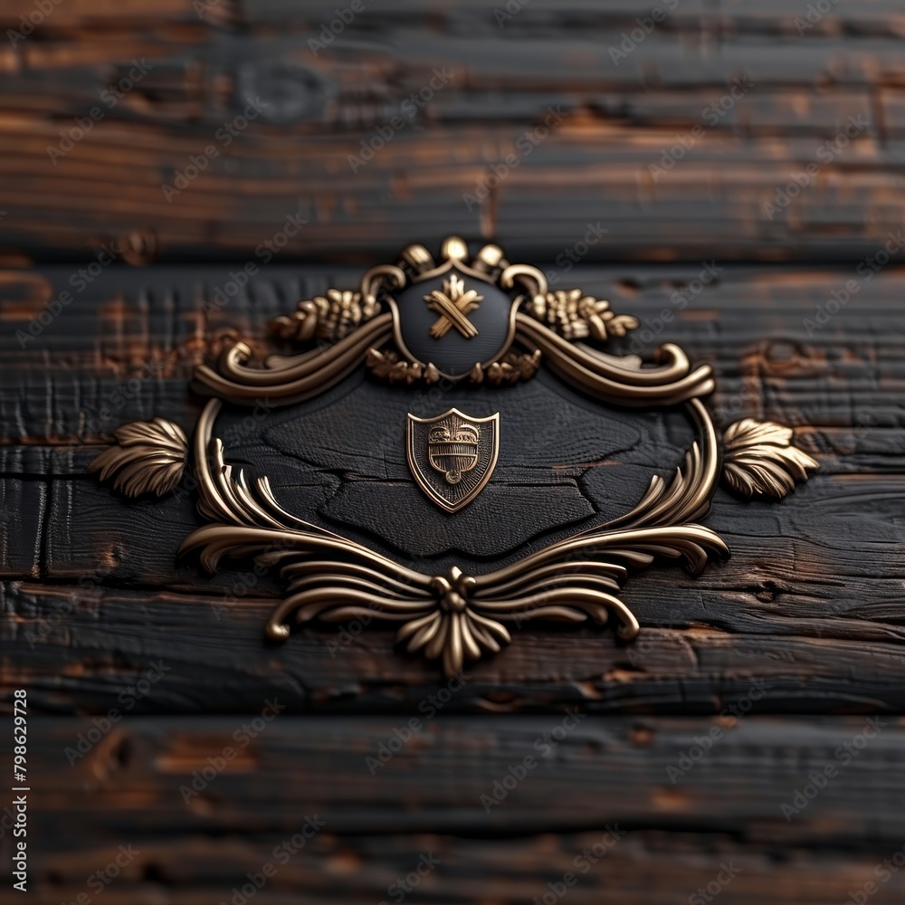 Vintage logo showcasing classic branding and old-style insignia in ...