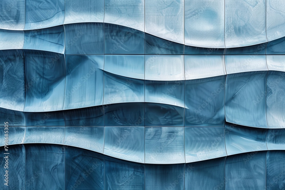 Wave-Like Blue Steel Texture: Intricate Designs for Detailed ...