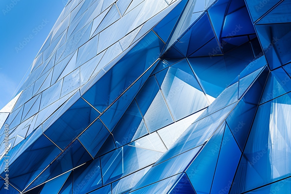 Geometric Blue Steel Structures: Abstract Metal Surfaces in ...