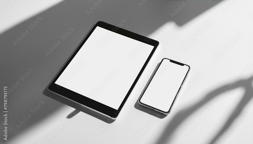 Mockup Template for Different Screen Sizes - Monitor, Tablet and Phone ...