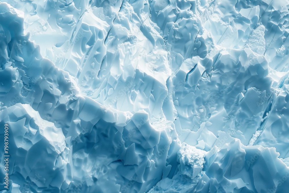 Textured surface of an iceberg, showcasing its rugged edges and icy ...