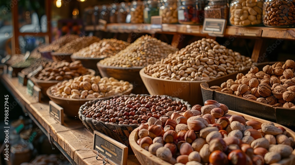 As you enter, the inviting aroma of freshly roasted nuts fills the air ...