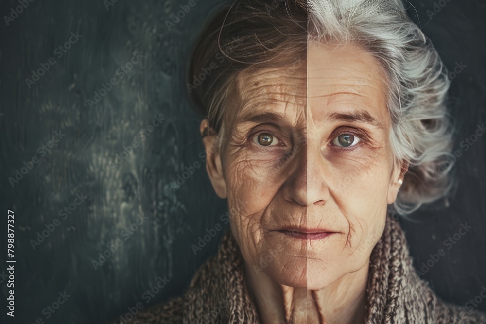 Signs of aging in age portrayal integrate Marionette lines and ...