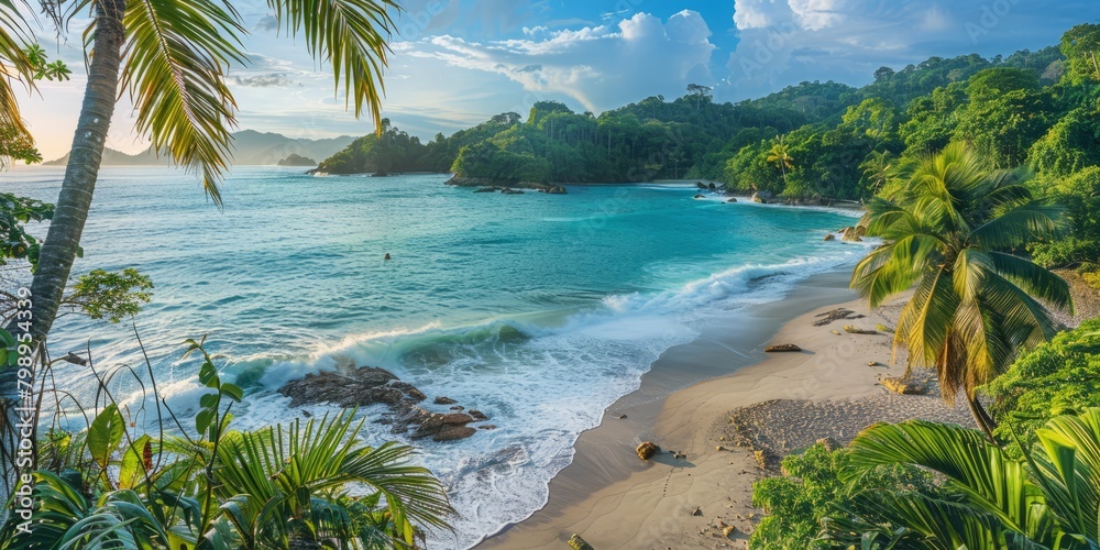 Vibrant flowers, pristine beaches, and crystal-clear waters of Costa ...