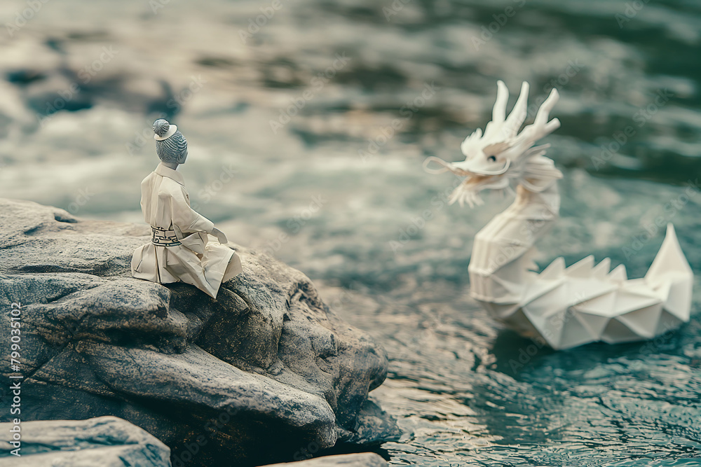 Dragon Boat Festival origami, Chinese Dragon Boat Festival rice ...